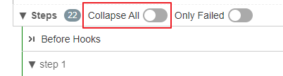 [Improve] Possibility colapse test step in test result panel · Issue ...