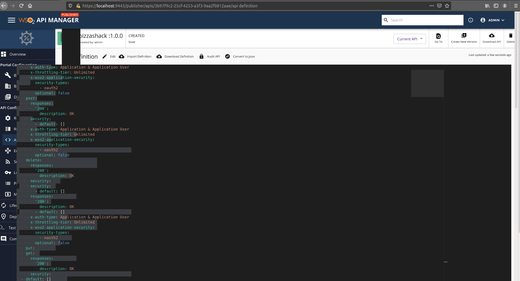 API Definitions UI · Issue #10295 · wso2/product-apim · GitHub