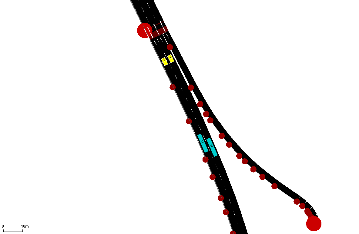 netedit does not consider length/geometry factor when rendering additional infrastructure ...