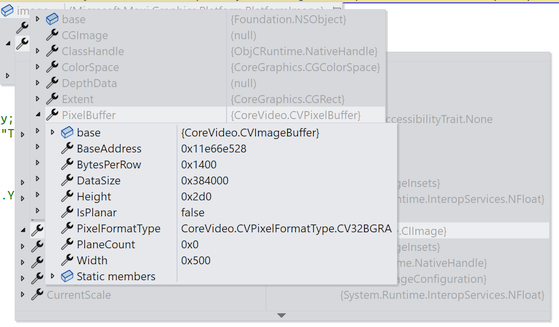 .Net 7 Maui canvas.DrawImage from originally CVPixelBuffer is not ...