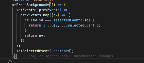 Onpressbackground Doesnt Work When We Are In Edit Event Mode · Issue 17 · Howljsreact Native 