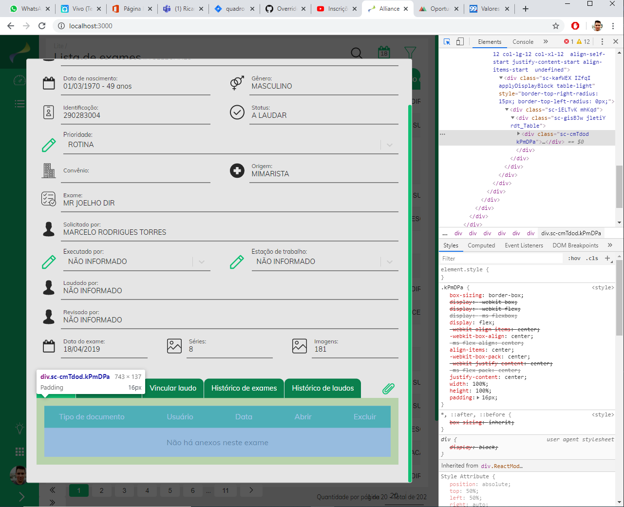 Override padding on noDataComponent · Issue #376 · jbetancur/react-data ...