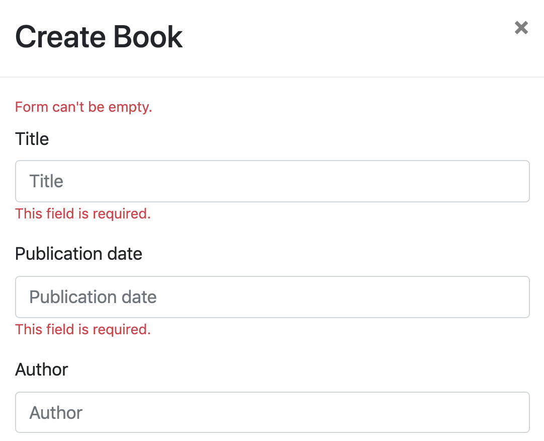 Validationerror Raised In Clean Won T Get Rendered · Issue 172 · Trco Django Bootstrap Modal