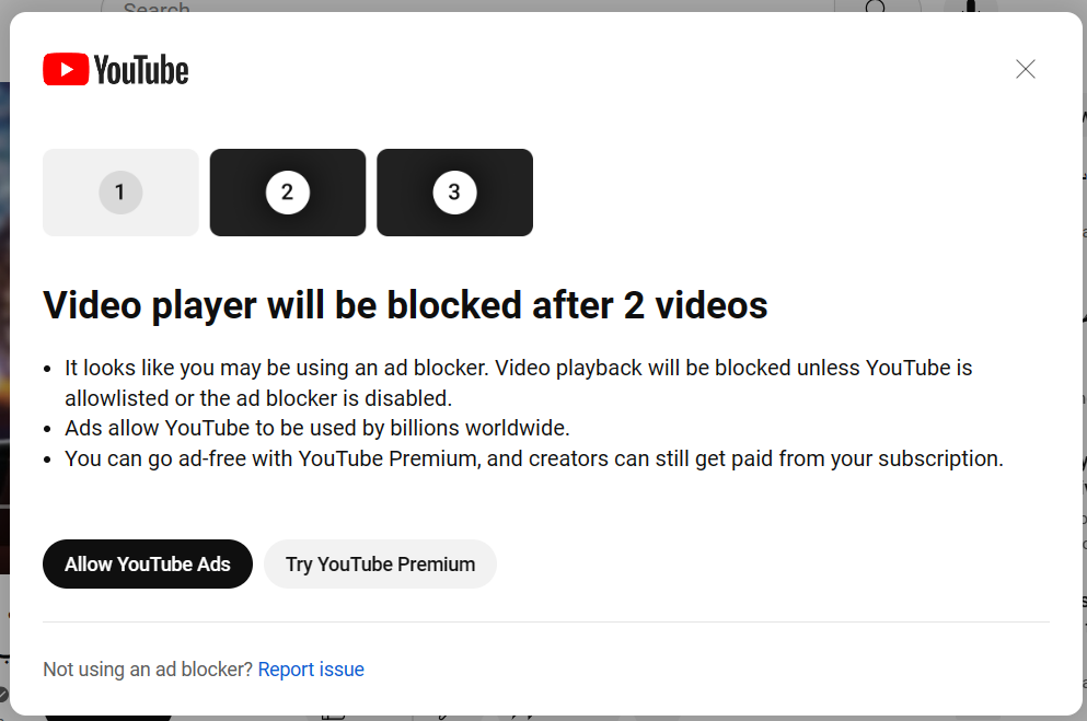 YouTube Video player will be blocked after 2 videos · Issue #83 ...