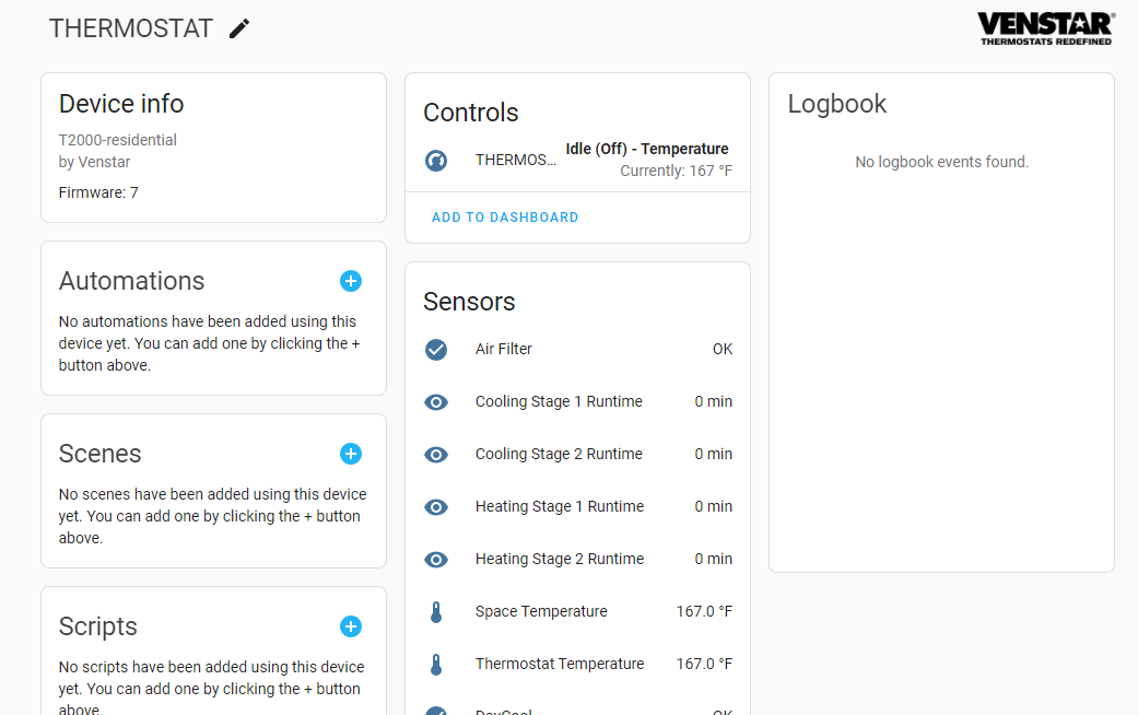Venstar integration reporting incorrect temperature · Issue #74442 · home-assistant/core · GitHub