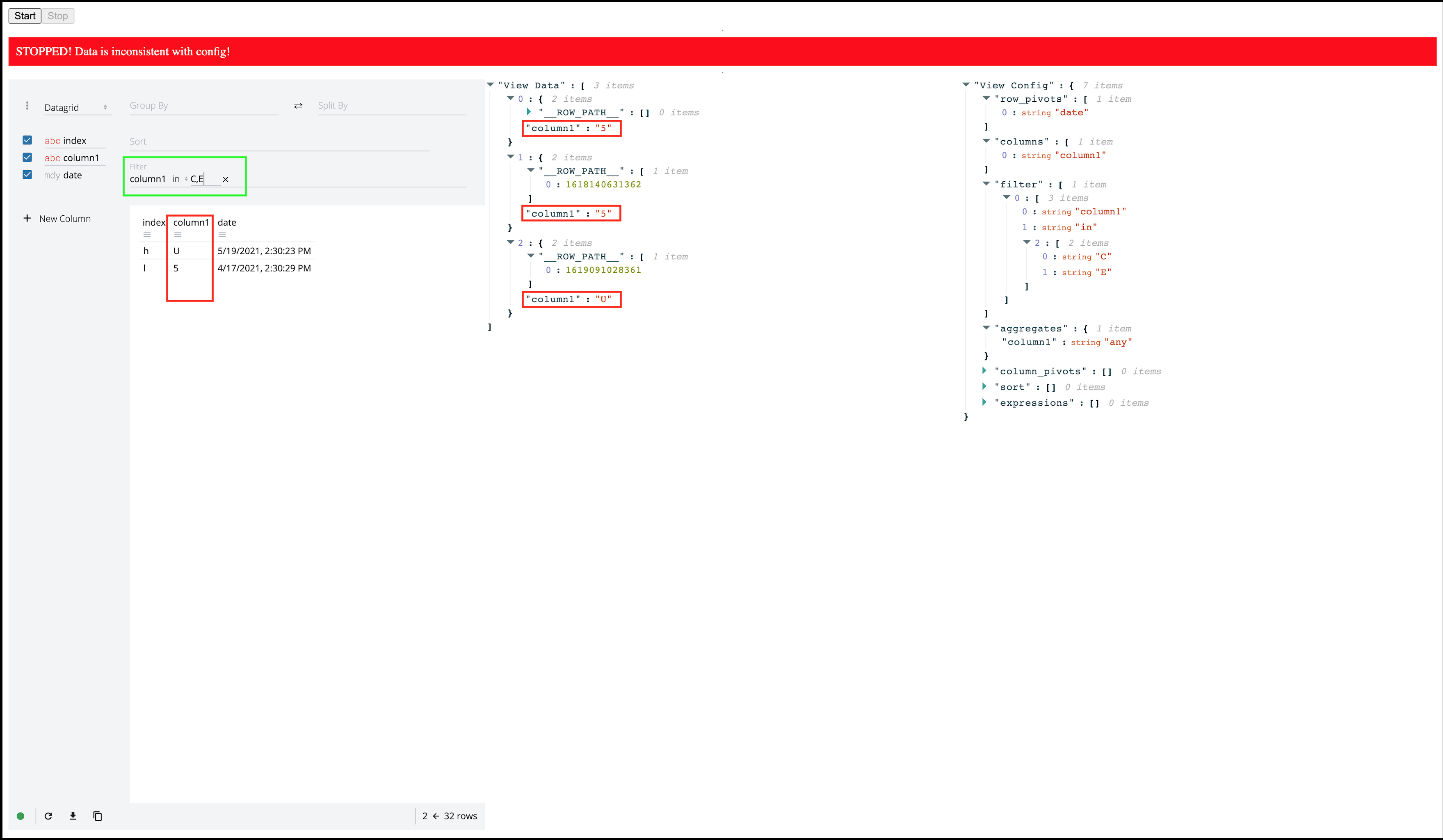 Inconsistent view output under frequent insert&delete · Issue #1505 ...