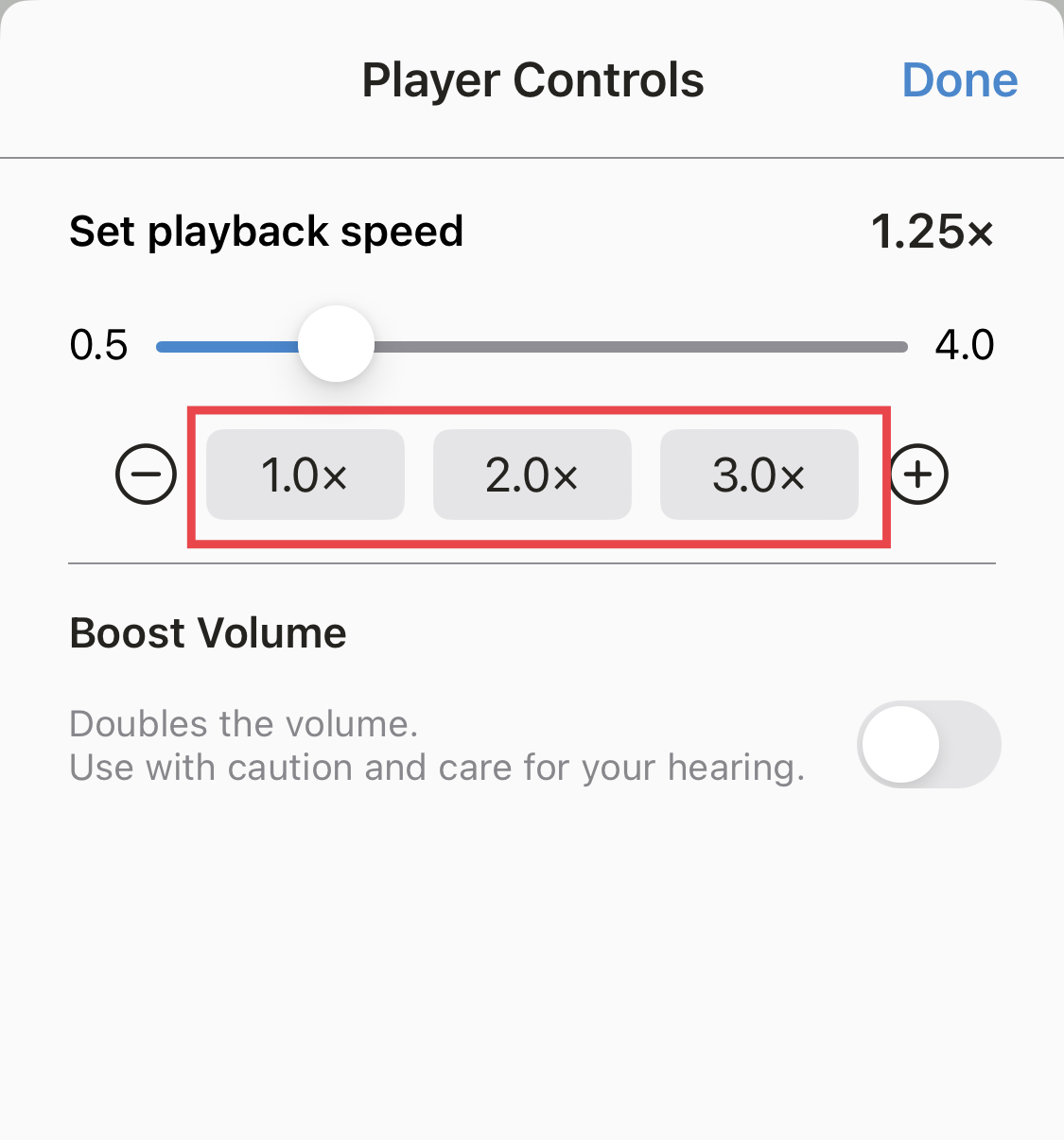 Custom playback speed shortcuts · Issue #891 · TortugaPower/BookPlayer · GitHub