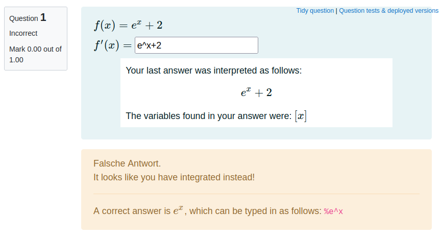 Wrong feedback for differentiation problem · Issue #718 · maths/moodle-qtype_stack · GitHub