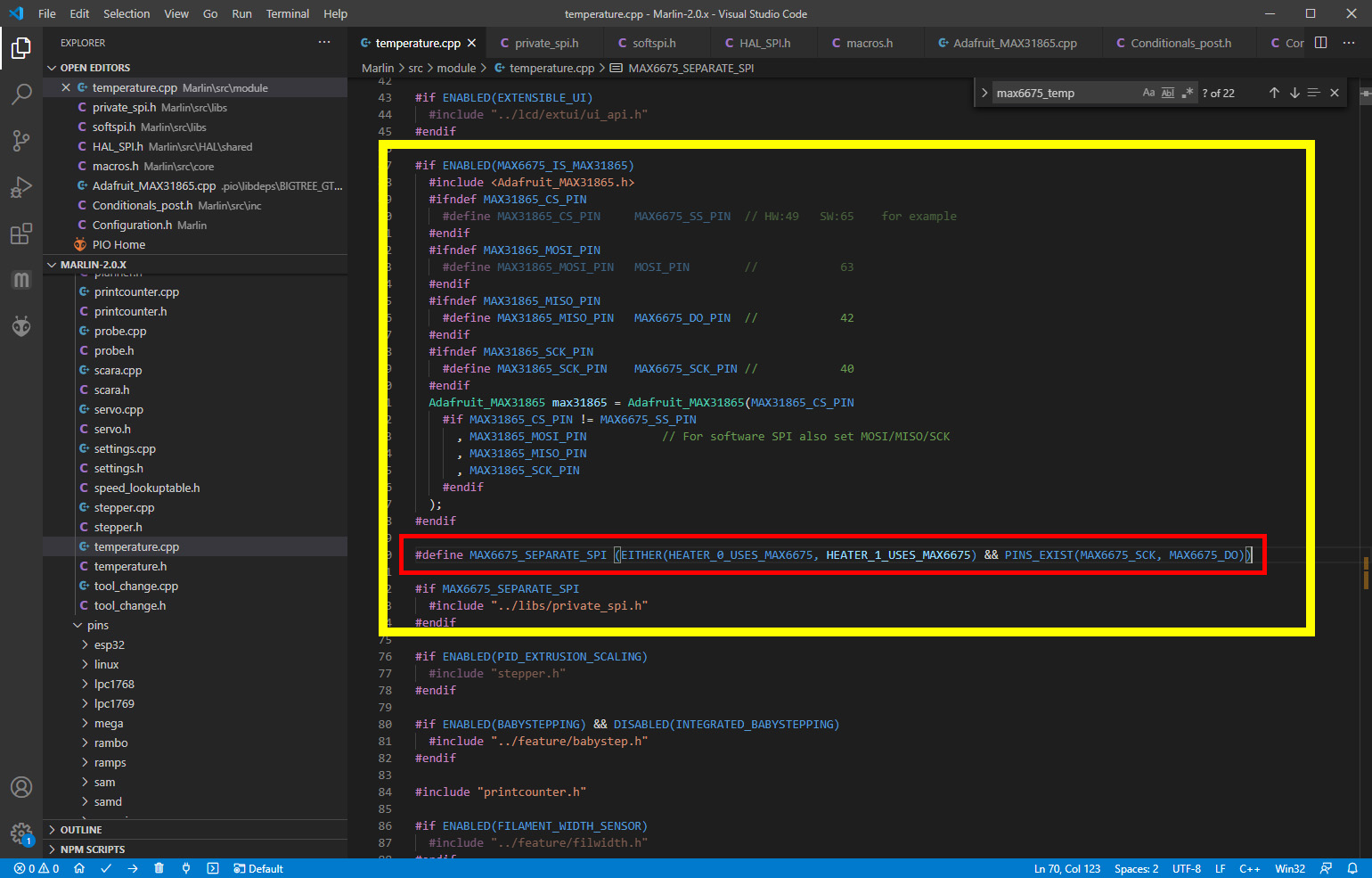 BIGTREETECH-SKR-PRO-V1.1 SKR Pro + TMC5160 + PT100 using MAX31865+ BTT ...
