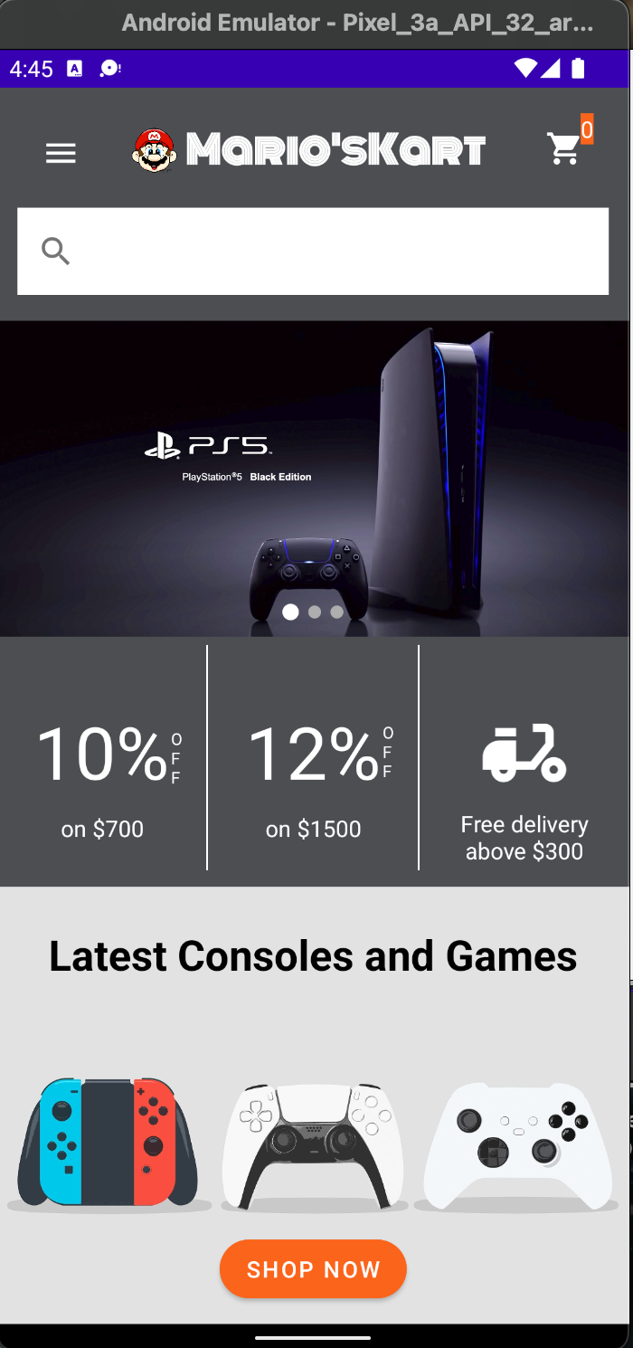 GitHub - shreynaik10/Ecommerce-MariosKart: This is an E-Commerce App ...