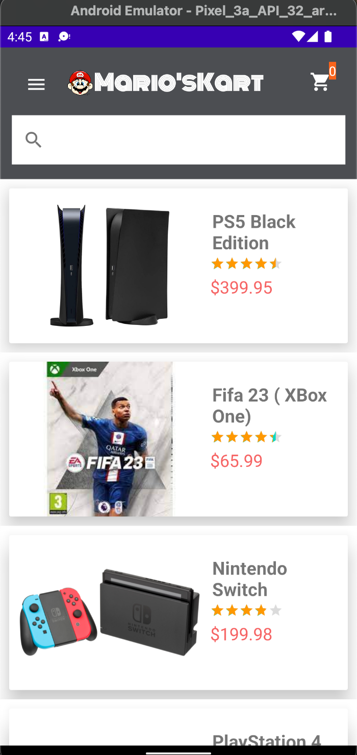 GitHub - shreynaik10/Ecommerce-MariosKart: This is an E-Commerce App ...