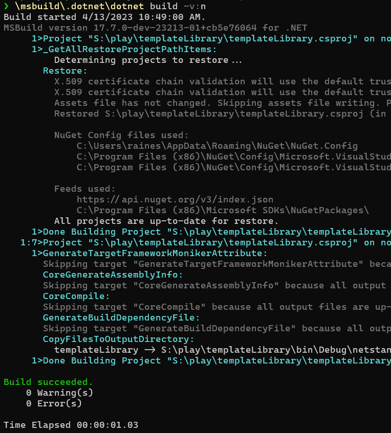 `nologo` Should Be The Default · Issue 6614 · Dotnetmsbuild · Github 0621