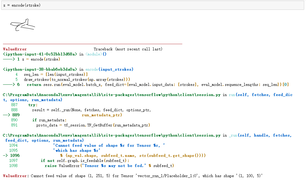 sketch-rnn: shape error · Issue #948 · magenta/magenta · GitHub