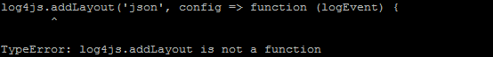 Unable To Run The Custom Layout · Issue 639 · Log4js Node Log4js Node · Github