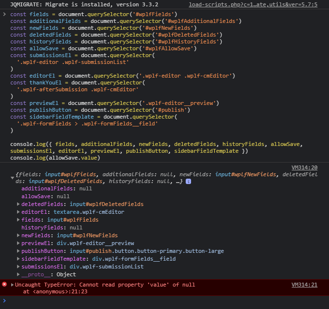 Problem Adding New Form On Old Wordpress Sites · Issue 24 · Libreformlibreform · Github