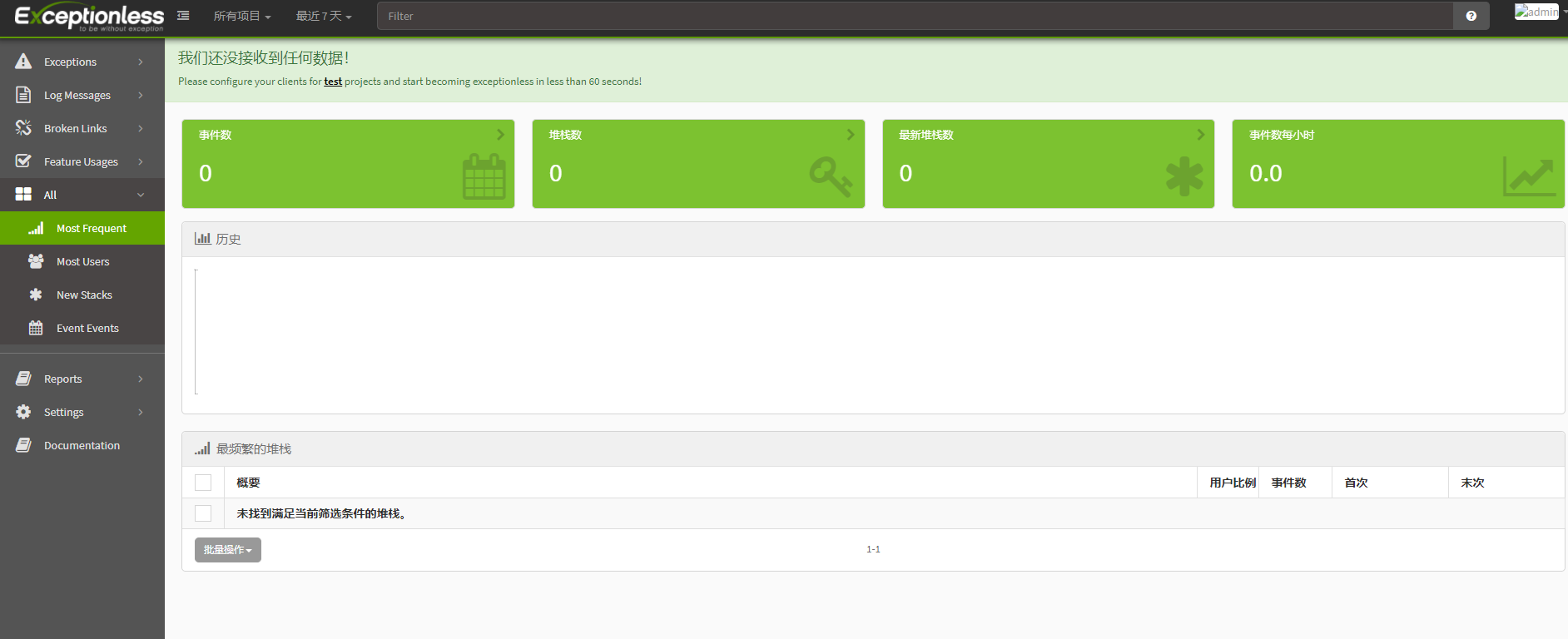 My local exceptionless dashboard not information · Issue #992 · exceptionless/Exceptionless · GitHub