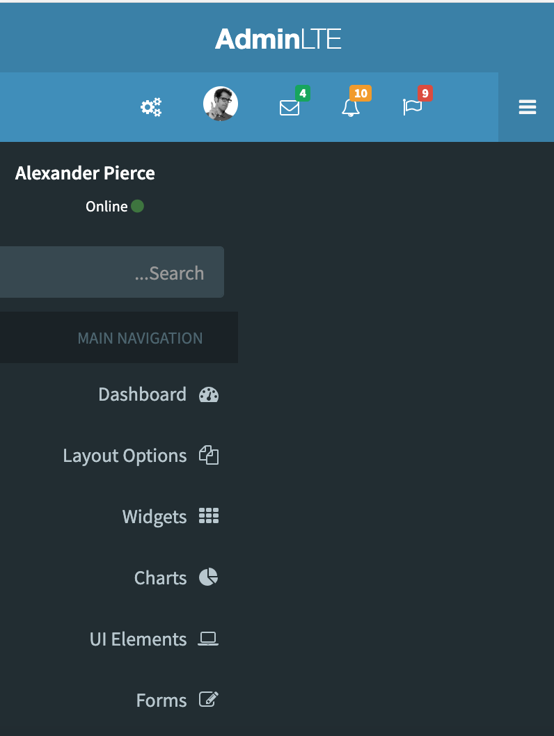 Issue in layout in responsive mode · Issue #2306 · ColorlibHQ/AdminLTE · GitHub