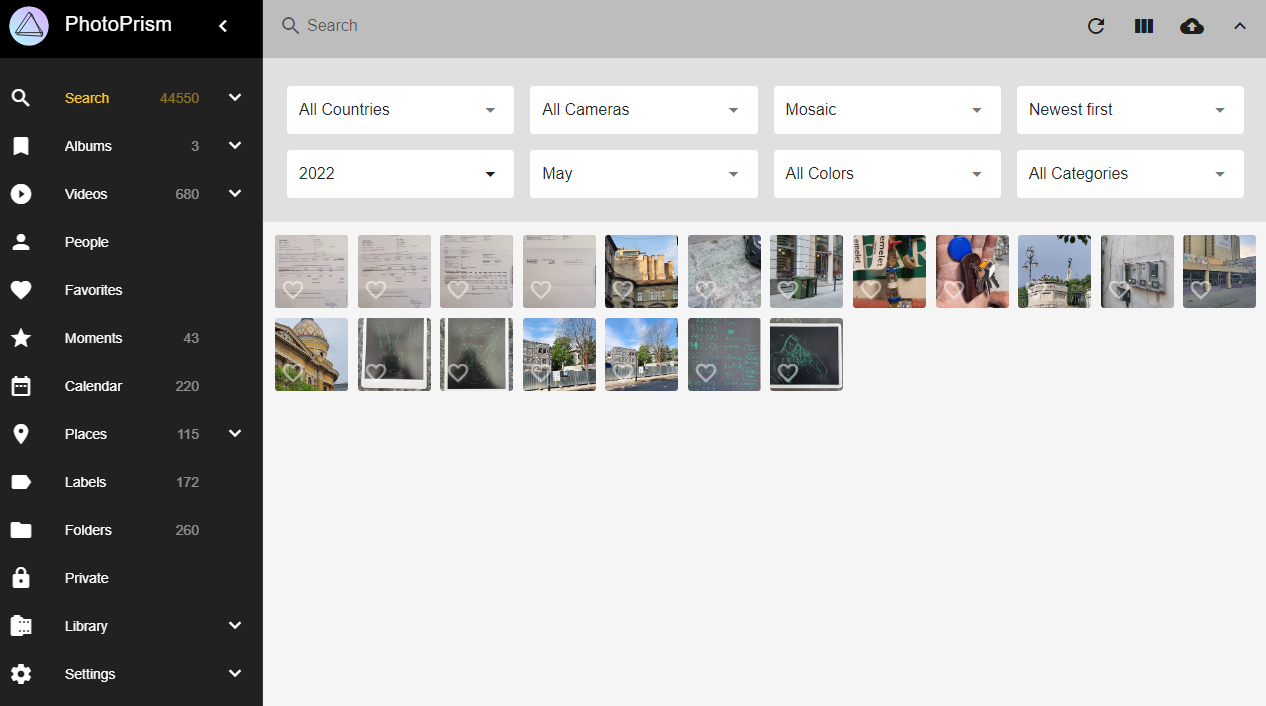 [Solved] Photos missing at Search compared to Calendar · photoprism photoprism · Discussion ...