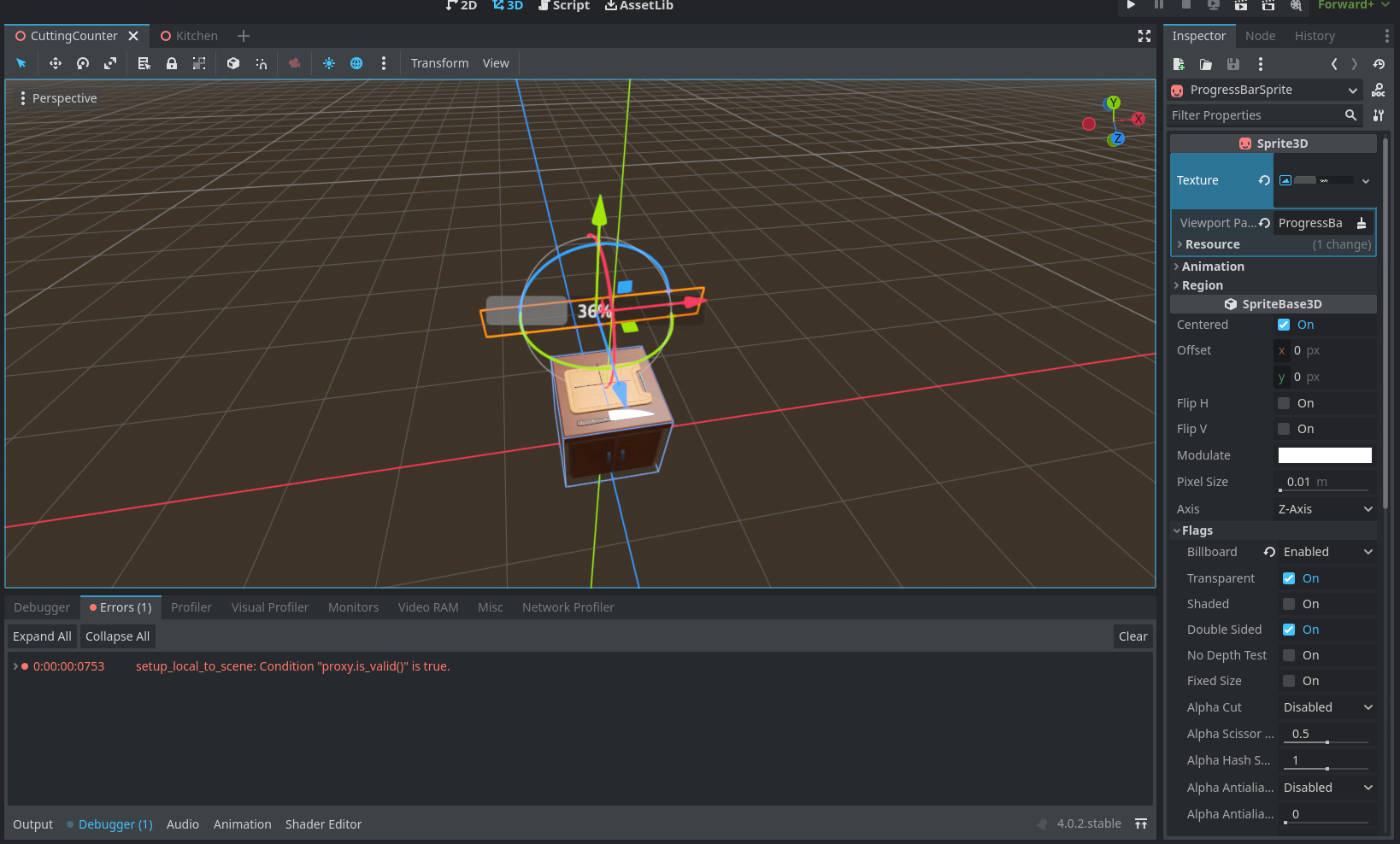 Using Viewport Texture causes "node not found" error / "Cannot get path of node as it is not in ...