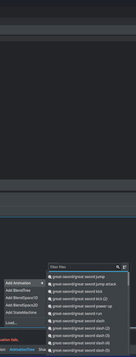 Add a scrollbox with Filter field to 'Add Animation' lists in AnimationTree · Issue #7278 ...