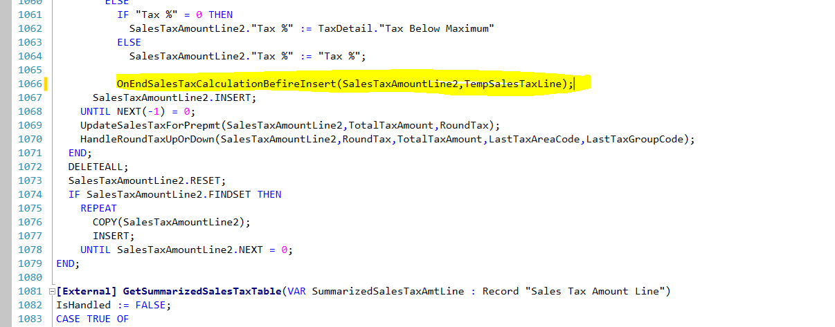 [EventRequest] SalesTaxCalculate.Codeunit.al (codeunit 398 "Sales Tax Calculate") · Issue #7226 ...