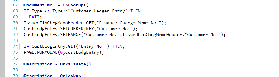 [EventRequest] IssuedFinChargeMemoLine.Table.al (table 305 "Issued Fin. Charge Memo Line ...