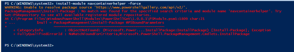Error while downloading images · Issue #1028 · microsoft/navcontainerhelper · GitHub