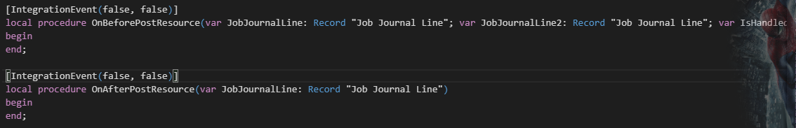 [EventRequest] JobJnlPostLine.Codeunit.al (codeunit 1012 "Job Jnl.-Post Line") · Issue #7665 ...