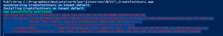 Could not authenticate VS Code with UserPassword · Issue #1092 · microsoft/navcontainerhelper ...