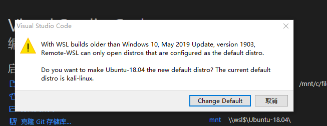 Remote - WSL(v0.56.5) cant link wsl · Issue #5305 · microsoft/vscode-remote-release · GitHub