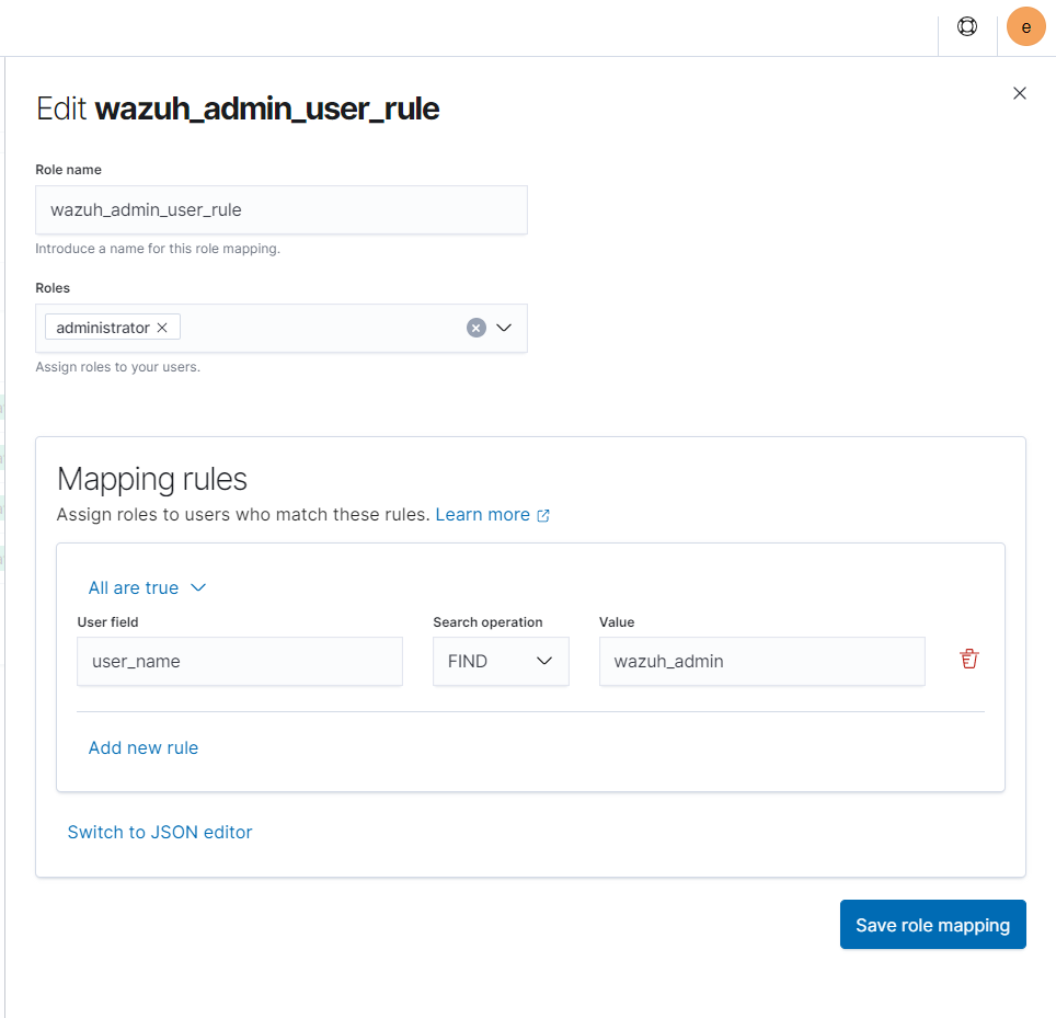 Removing the administrator role from role mapping rule does not work · Issue #6594 · wazuh/wazuh ...