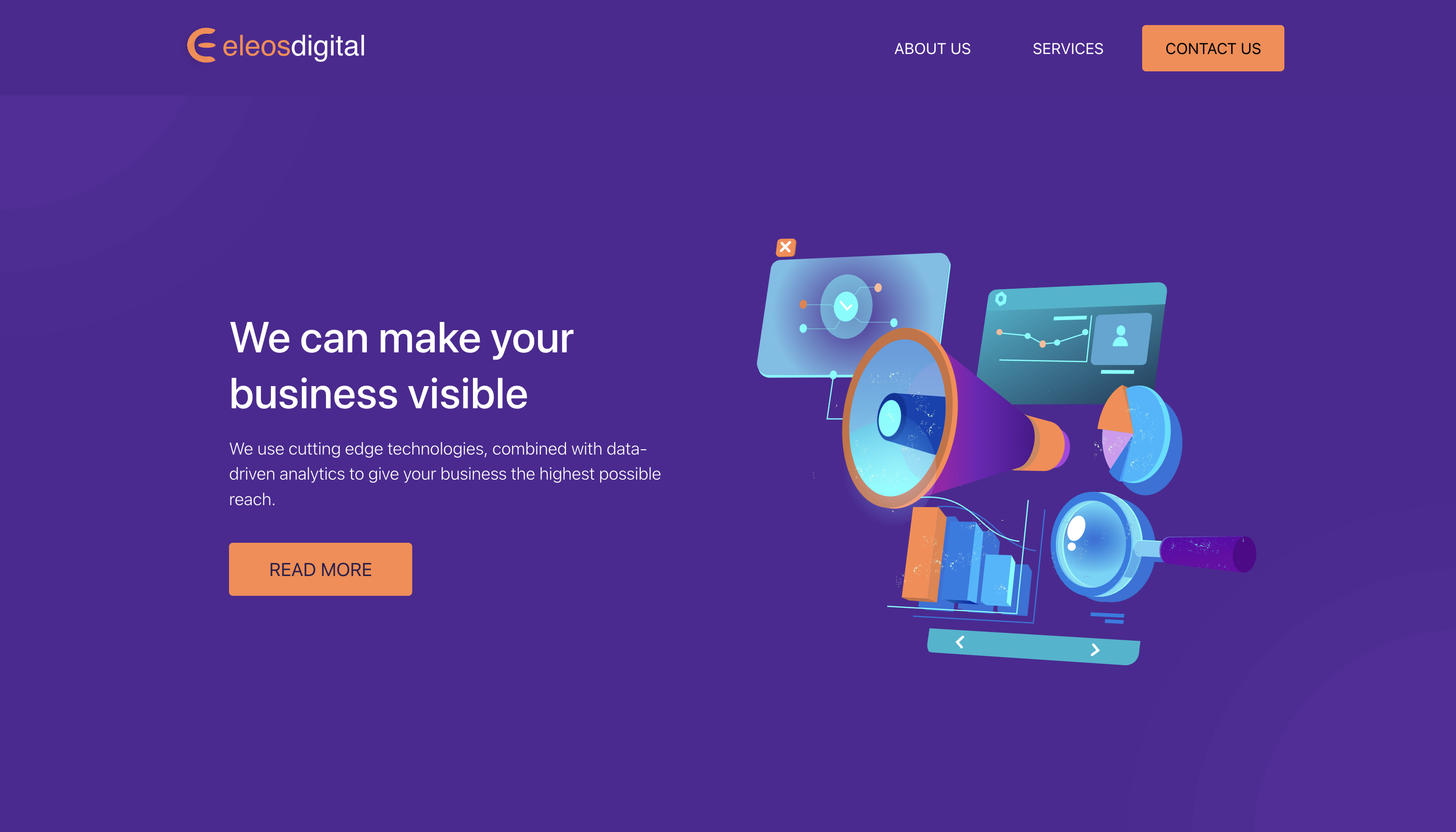 GitHub - anualabi/eleos-digital: A single-page website for a media agency hosted on AWS.