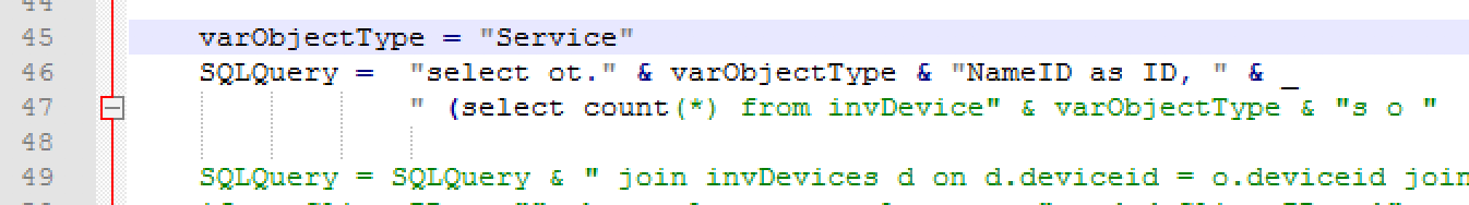 vers 7.5.1 bug: ASP language loses keyword coloring after line 1210 ...