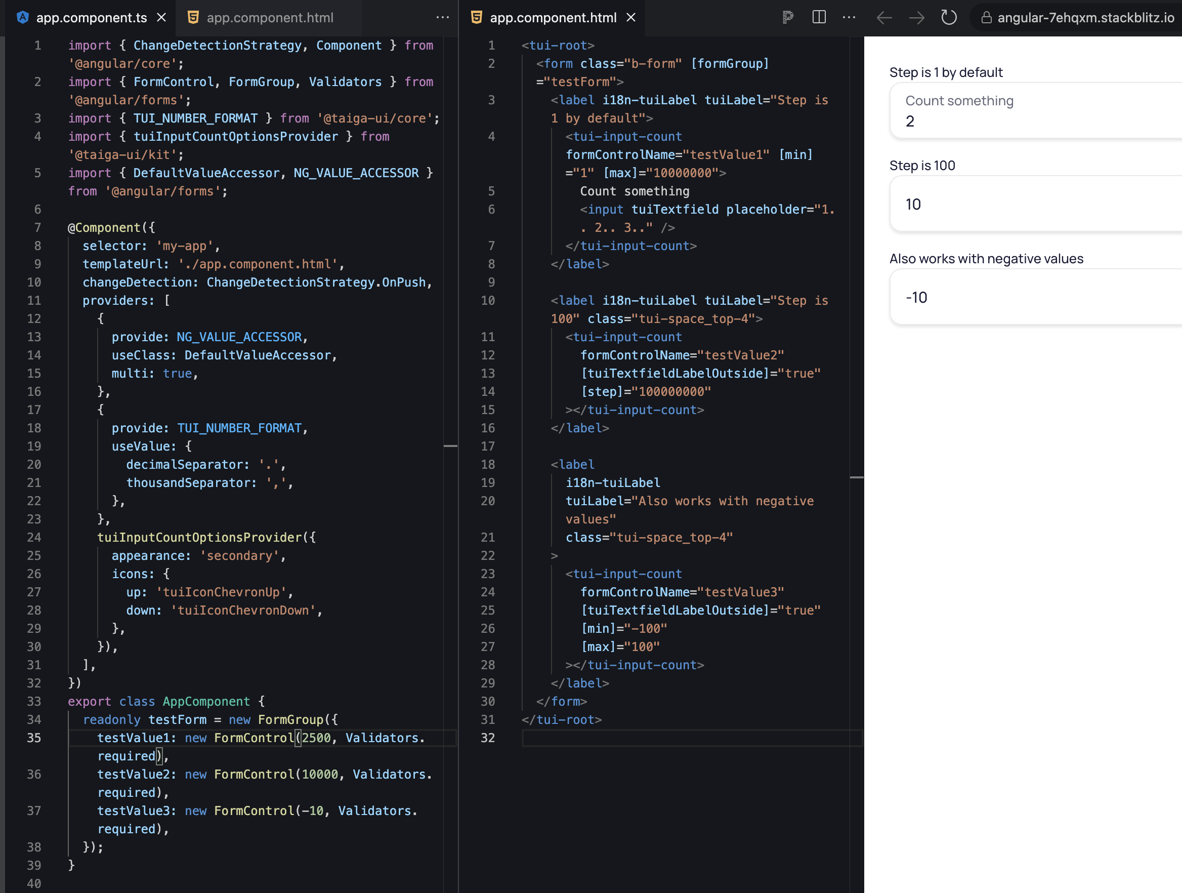 Count input not formatting form control values🐞 - · Issue #3636 · taiga ...