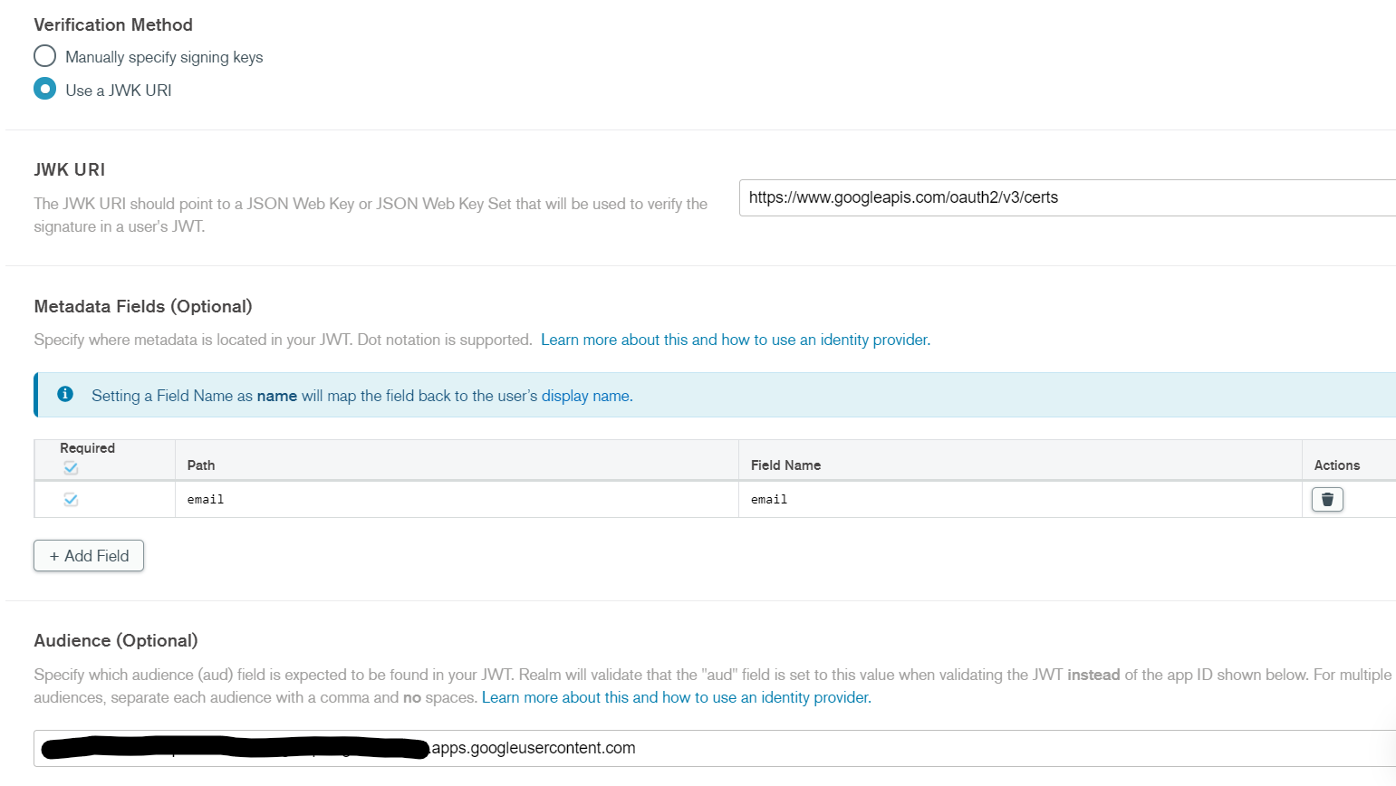 Multiple Audience Support For Jwt Auth Not Working · Issue 4133 · Realmrealm Js · Github