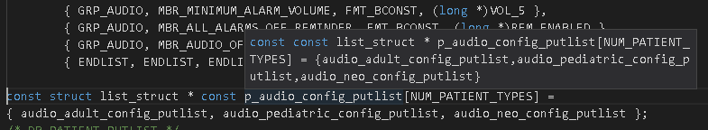 intellisense hover of const type * const var produces incorrect information · Issue #1216 ...