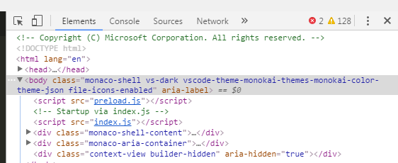 VS Code welcome page has 2 errors and 128 warnings · Issue #38957 ...