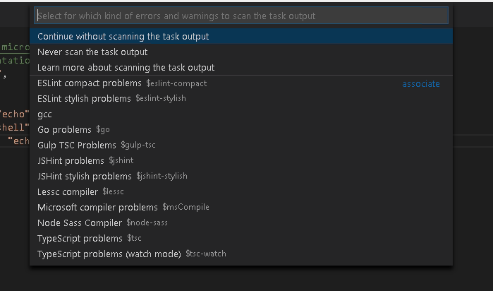 default echo task generates error · Issue #44750 · microsoft/vscode ...