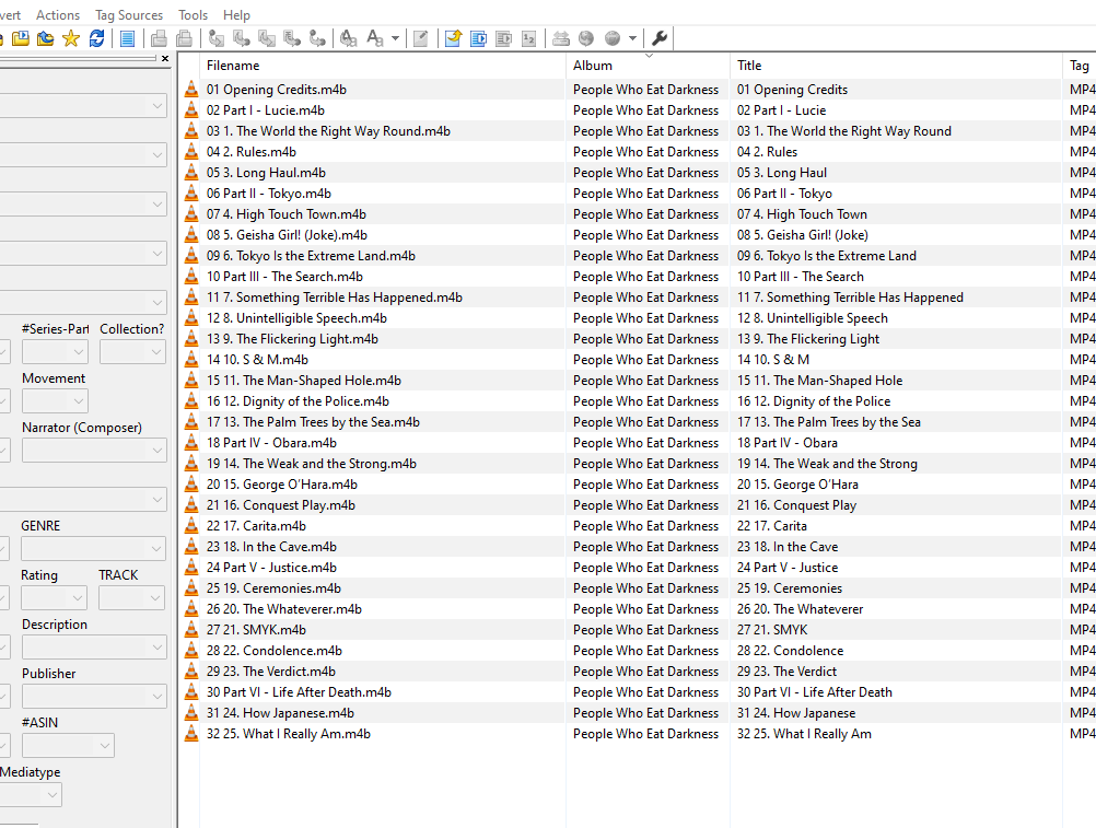 Chapter Metadata: Every chapter now has a prefix: 1, 2, 3 and so on... · Issue #784 ...