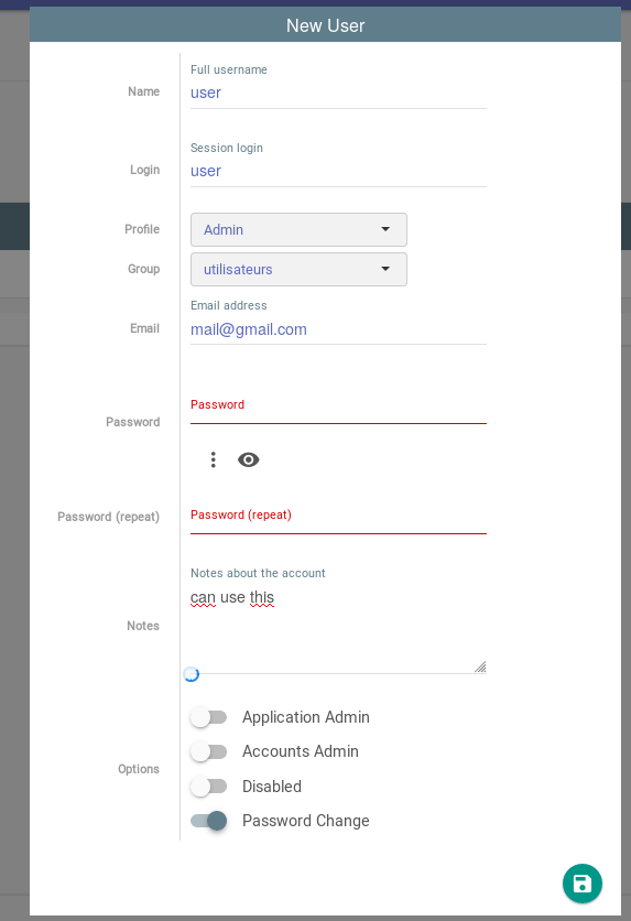 Users access - how to write a non-autogenerated password? · Issue #1160 · nuxsmin/sysPass · GitHub