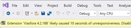 Unresponsiveness on VS 2019 Preview 2.2 · Issue #265 · tomasr/viasfora · GitHub