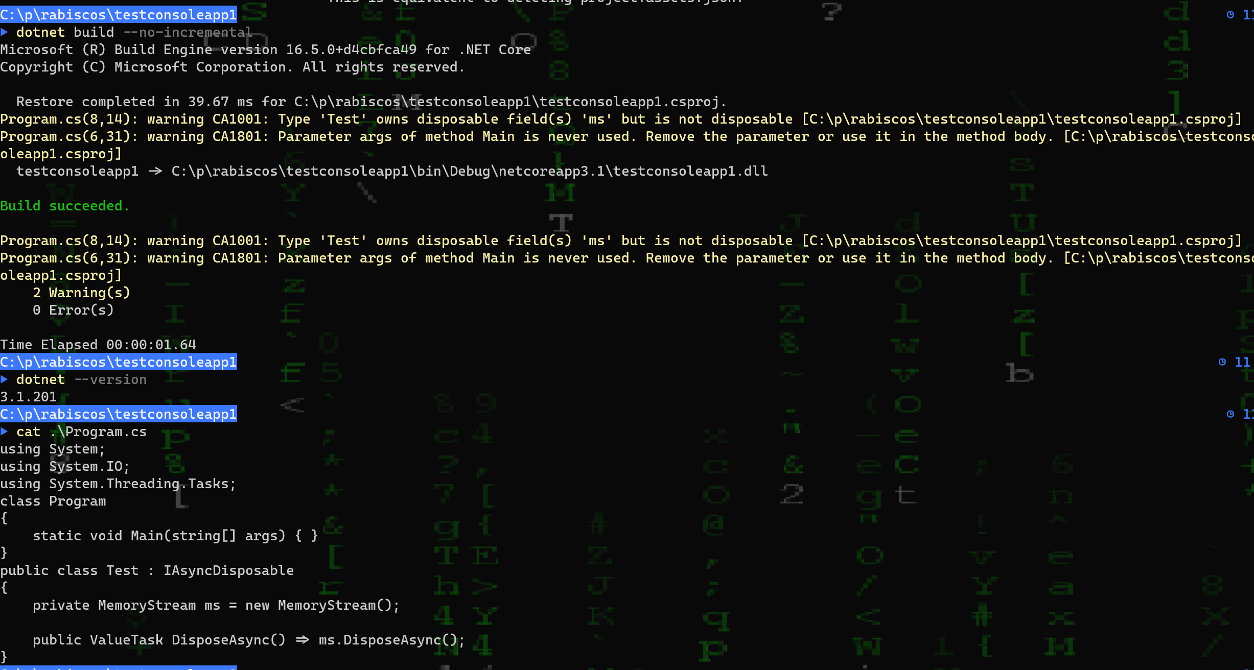 CA1001 triggered for IAsyncDisposable classes · Issue #3371 · dotnet/roslyn-analyzers · GitHub