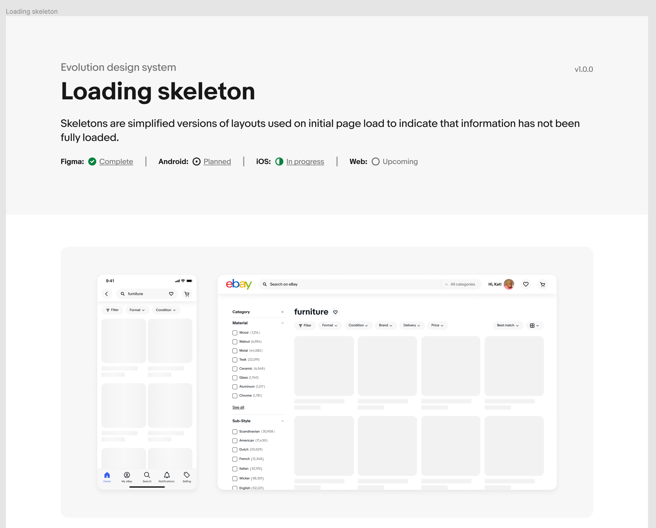 230310 - Skeleton Loading · Issue #2007 · eBay/skin · GitHub