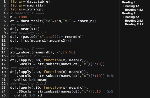 Add Support for Subsections in Document Outline · Issue #4124 · rstudio ...