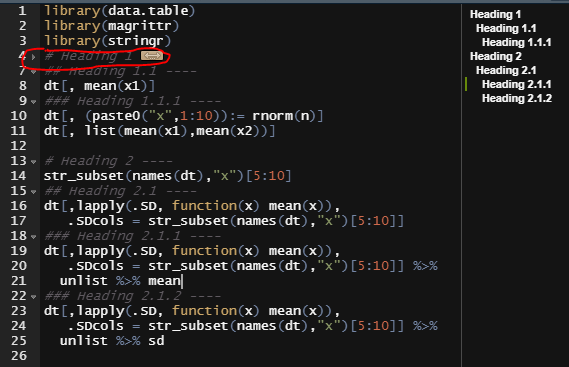 Add Support for Subsections in Document Outline · Issue #4124 · rstudio ...