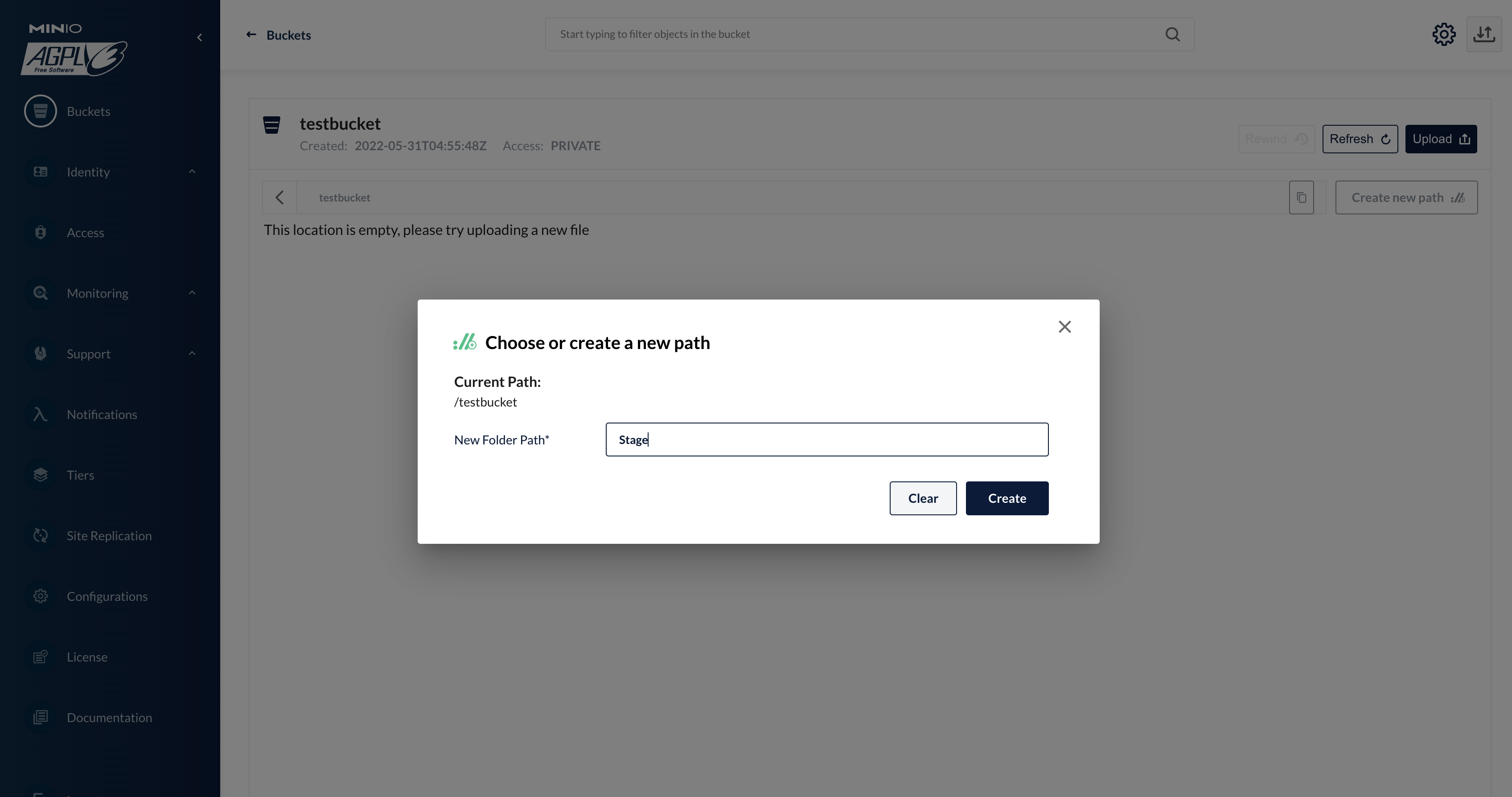 Minio Console New Path Name Gets Saved As Obscure Character · Issue 2048 · Minioconsole · Github 