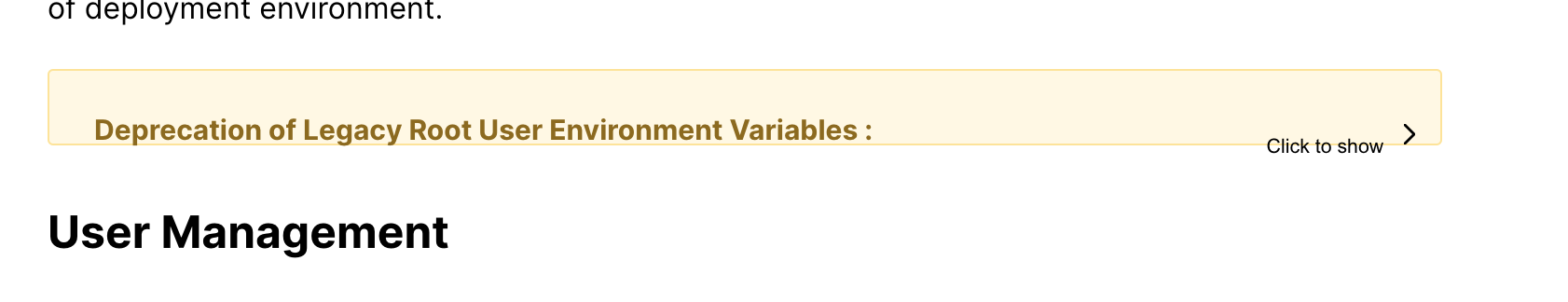 [BUG] Issue with Deprecation notice Alignment · Issue #857 · minio/docs · GitHub
