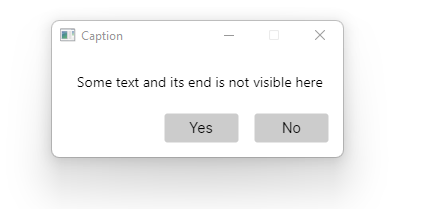 Text not fully visible using no icon · Issue #84 · AvaloniaCommunity/MessageBox.Avalonia · GitHub