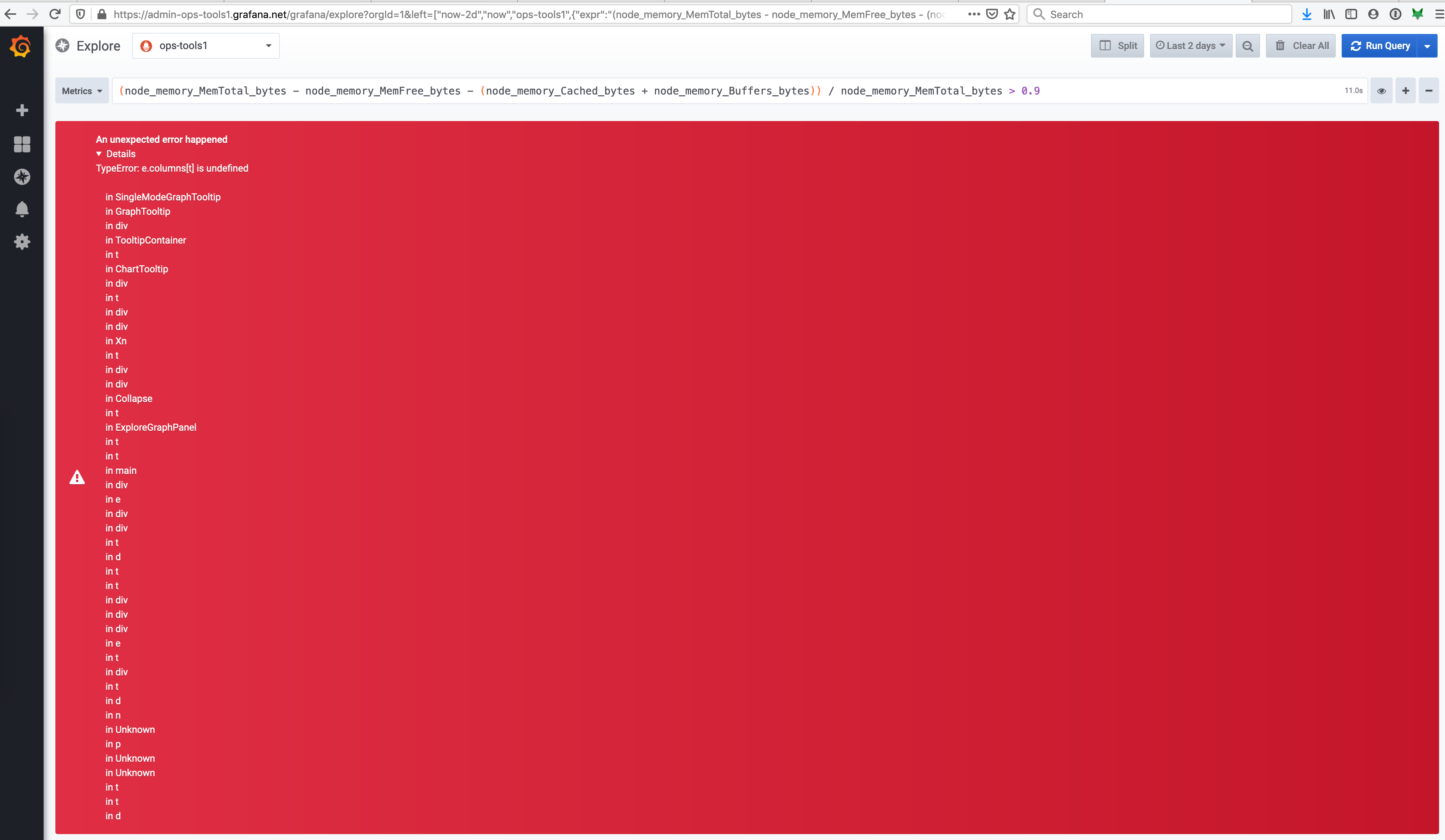 Tooltip component returned unexpected error · Issue #20548 · grafana ...