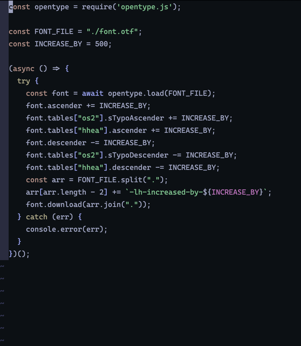 GitHub Theinfinit font line height changer Tiny Script To Change GitHub Theinfinit font line height changer Tiny Script To Change